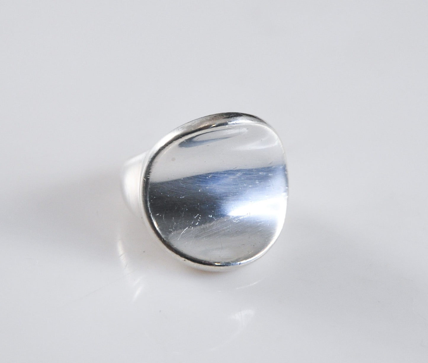 RLM Studio Sterling Silver Modernist Concave Ring – silvervintagejewelry