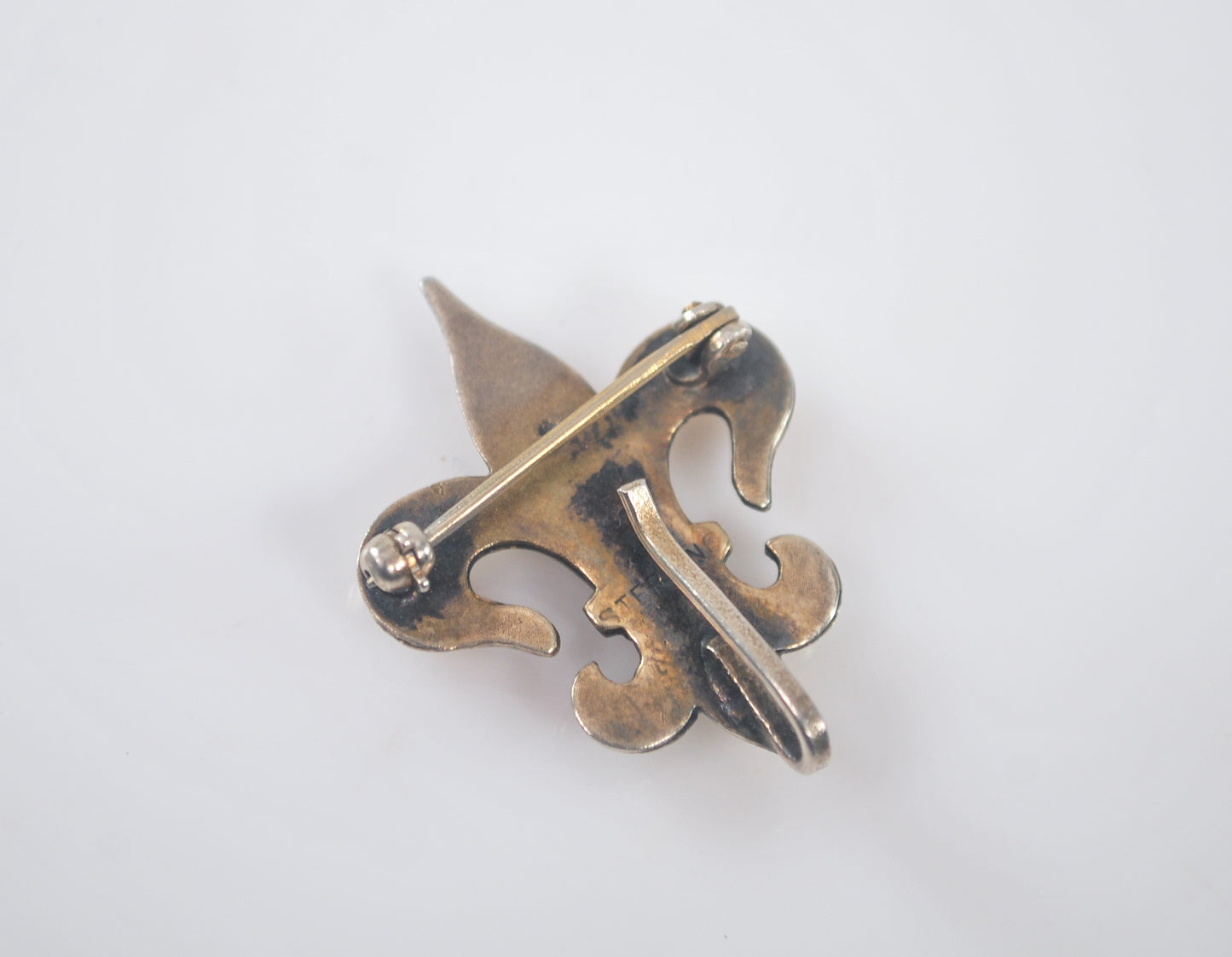 Vintage Sterling Silver Fleur de Lis Brooch Clip – silvervintagejewelry