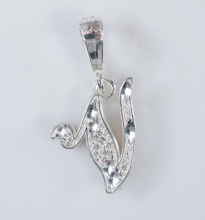 Signed Sterling Silver Initial V Pendant – Silver Vintage Jewelry