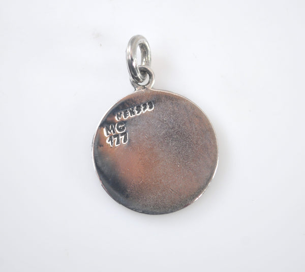Vintage Signed Sterling Silver Mayan Calendar Pendant – Silver Vintage ...