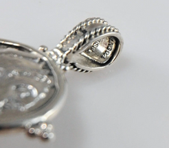 Sterling Silver Alexander the Great Replica Greek Coin Pendant – Silver ...