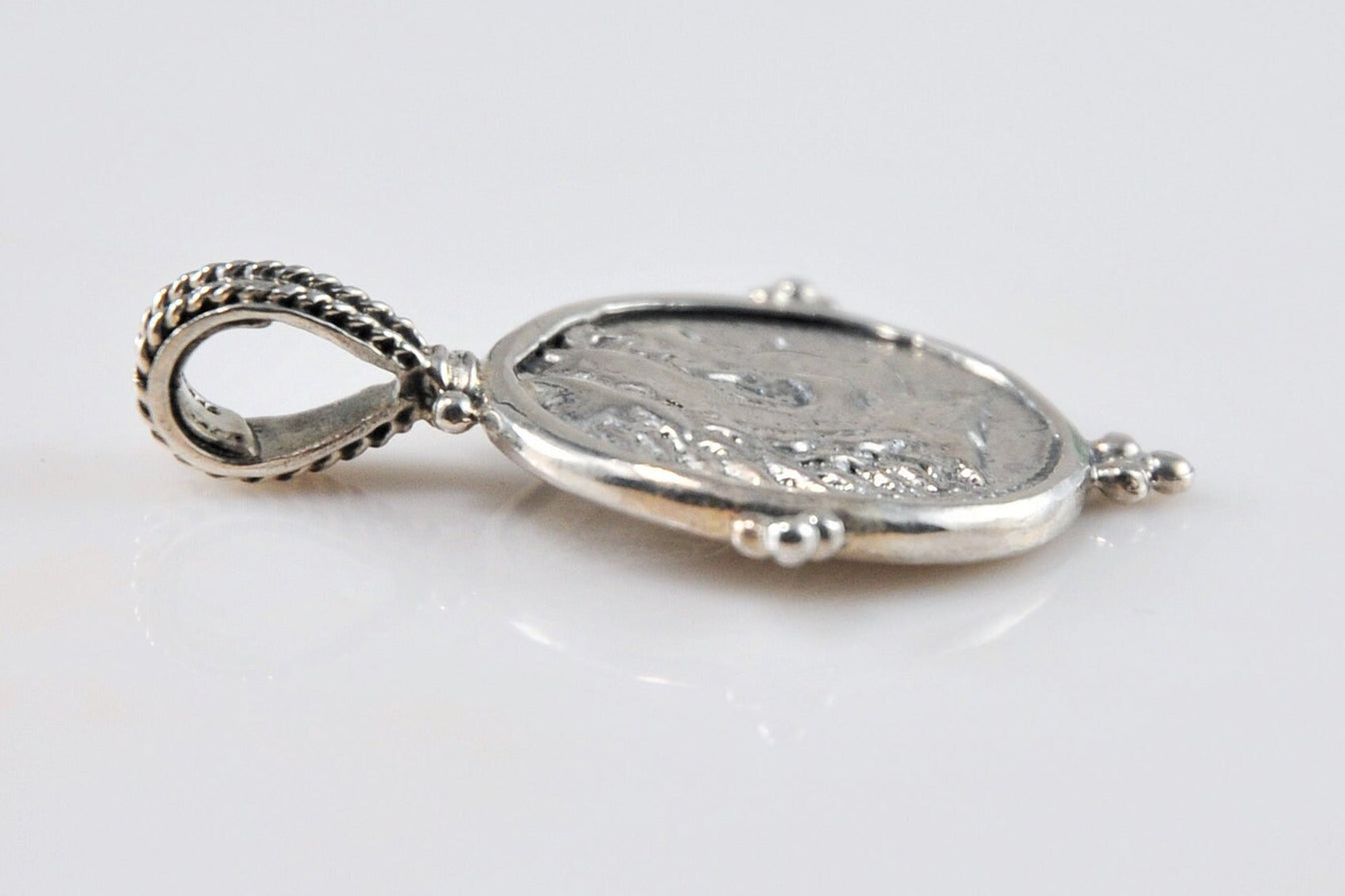 Sterling Silver Alexander the Great Replica Greek Coin Pendant – Silver ...